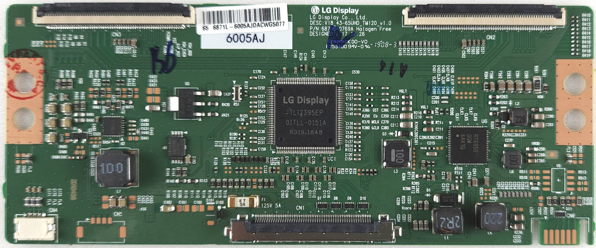 TVParts.ca - 6871L-6005A LG T-Con Board